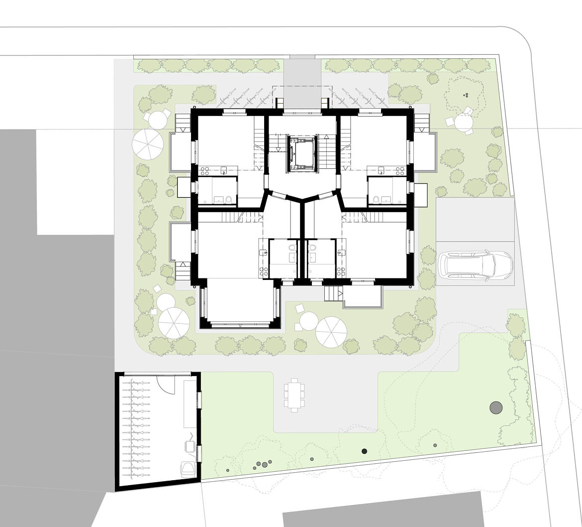 Neubau Wohnhaus Schwarztorstrasse in Bern | 2024-2025 - W2H Architekten ...